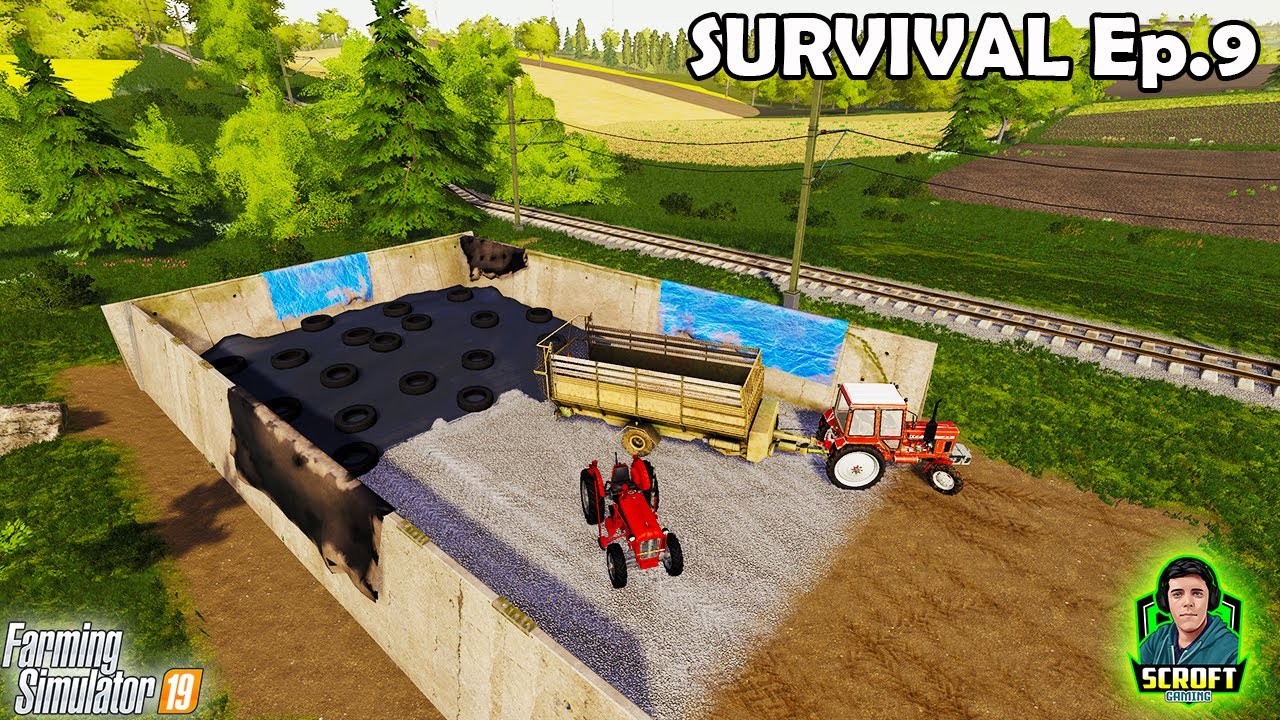 Silage In A Bunker! - FS19 - SURVIVAL🪓Ep.9 - YouTube