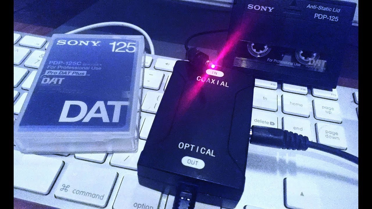 Sound Bits: recapturing bitperfect audio from DAT - YouTube