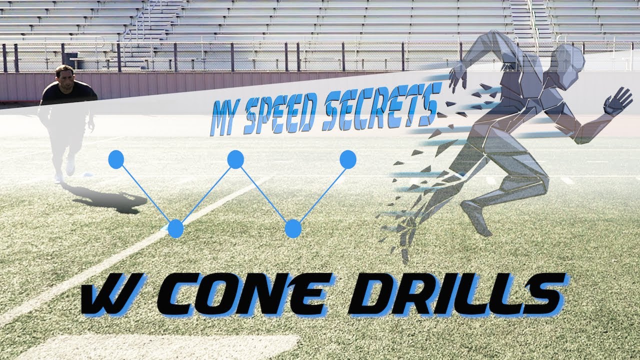 W Cone Drills - Athlete Speed and Agility Training - YouTube