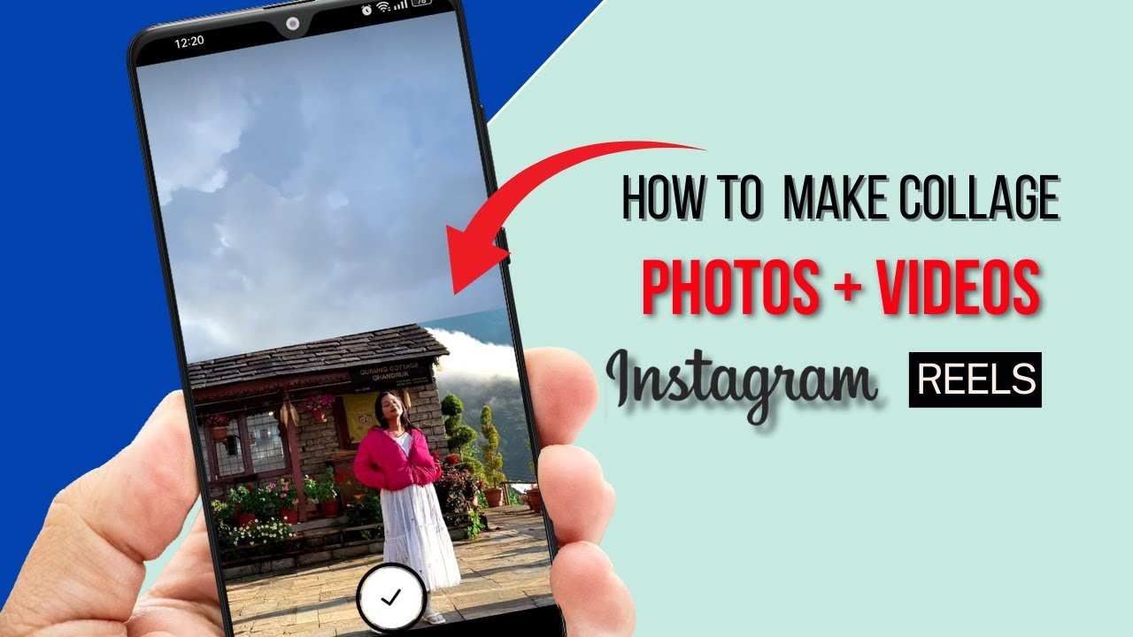 How to Make photo & video Collage Reels on Instagram? - YouTube
