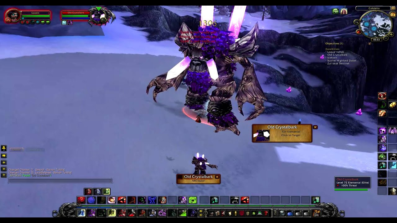 WoW 2010 12 14 11 Old Crystalbark - YouTube
