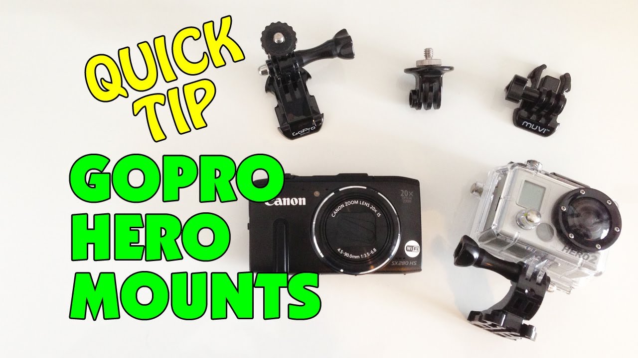 Quick Tip - How To Use Your GoPro Hero Mount with a Compact Camera ...