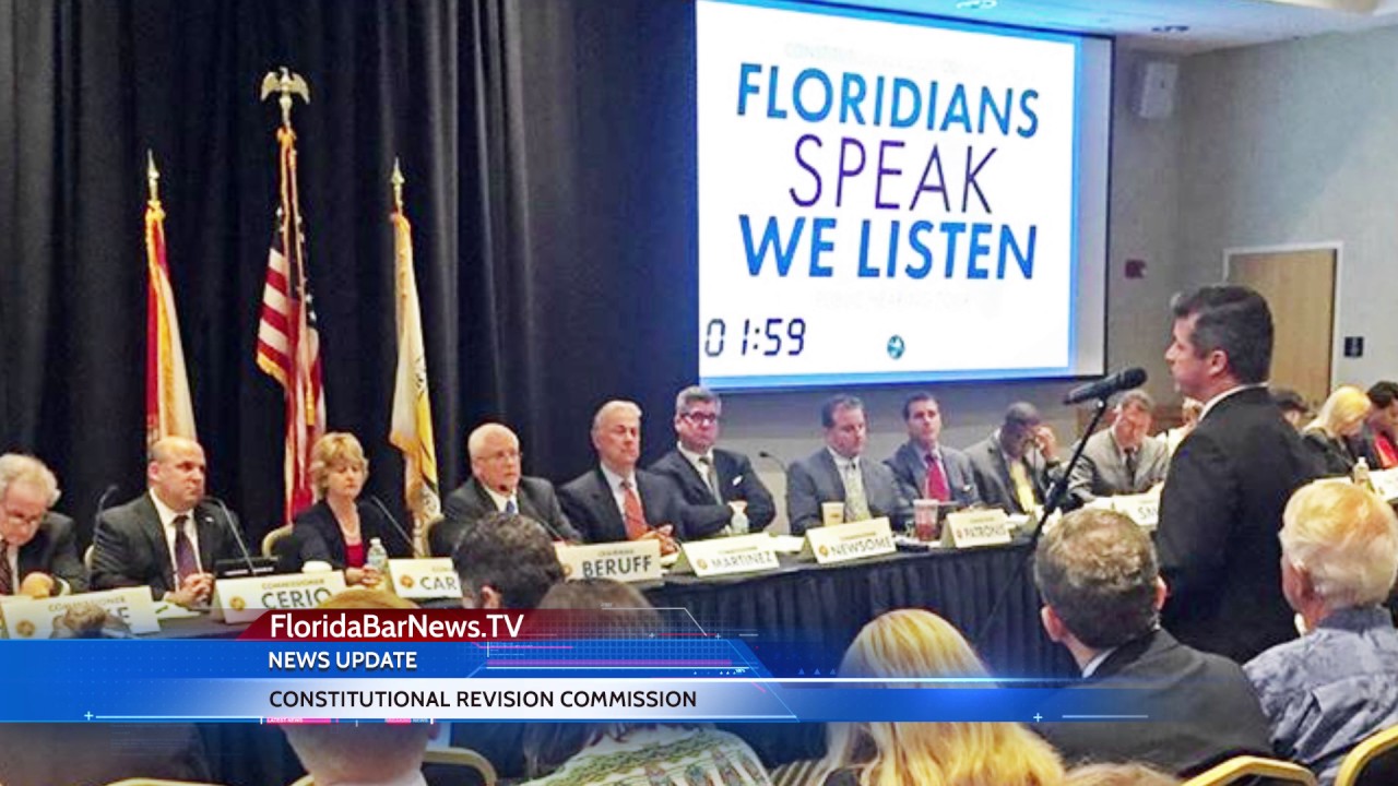 FloridaBarNews.TV - Update #25: Florida Constitution Revision ...