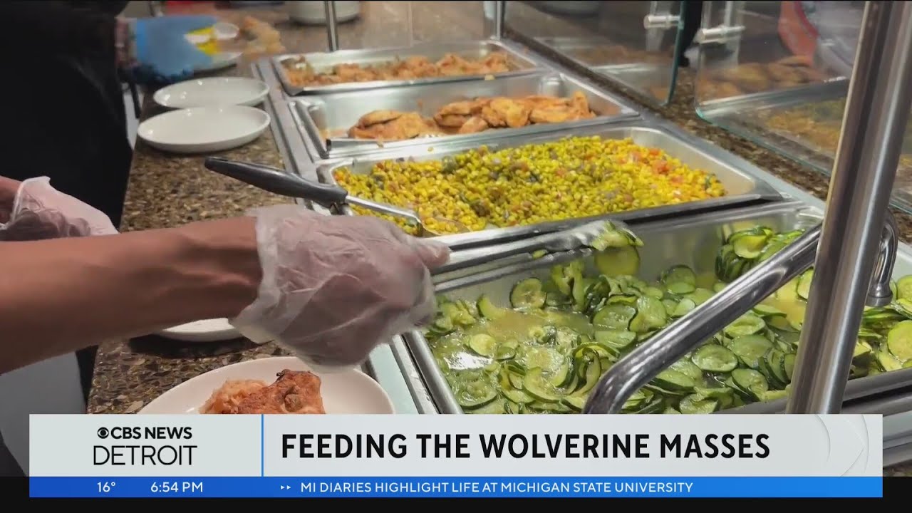 A look into University of Michigan dining hall serving thousands of ...