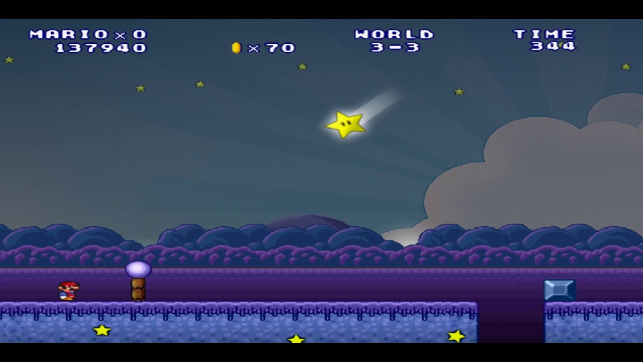 Mario Forever - World 3-3 StarLand Theme Extended 10 Mins - YouTube