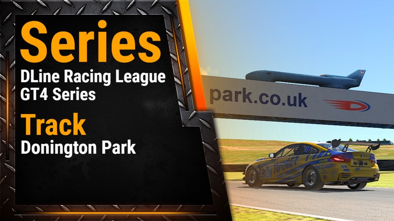 iRacing | DLine Racing League GT4 Series at Donington Park in the BMW ...