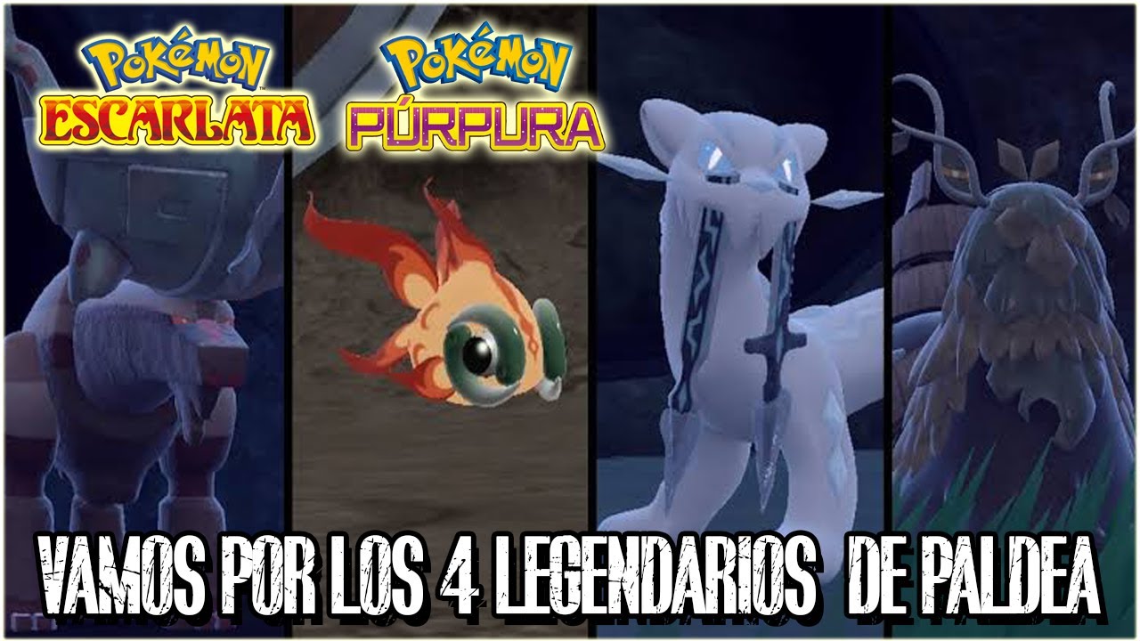 🌟 VAMOS POR LOS 4 LEGENDARIOS DE PALDEA (LAS CALAMIDADES) l ESCARLATA y ...