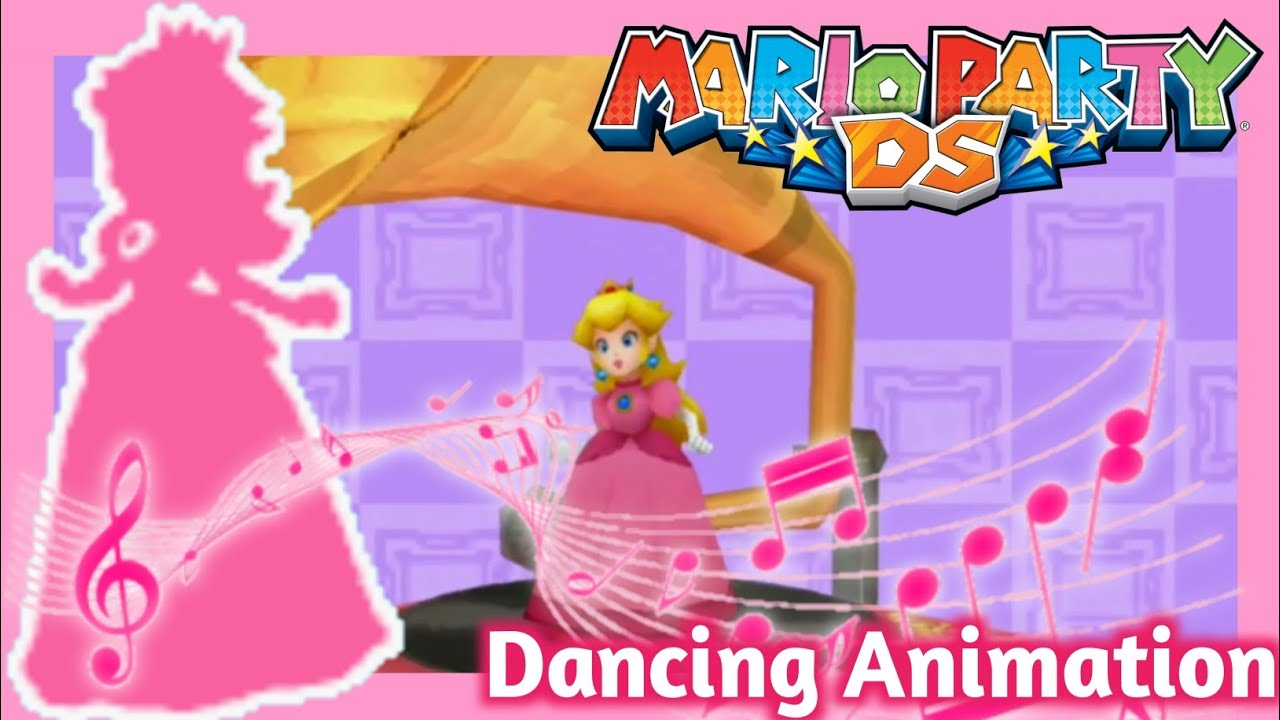 ️Mario Party Ds - Princess Peach Dancing Animation ️ #princesspeach # ...