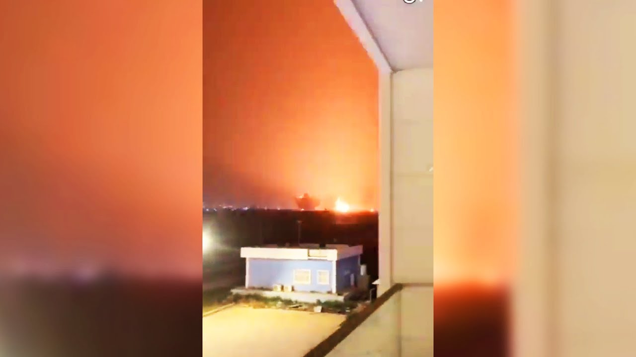 U.S Military Base in Erbil, Iraq has been Shelled tonight (March/13/ ...