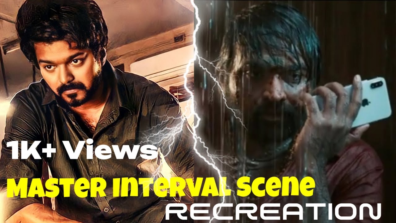Master Interval Scene Recreation.......|Siran|Abhishek.S|Saravana ...
