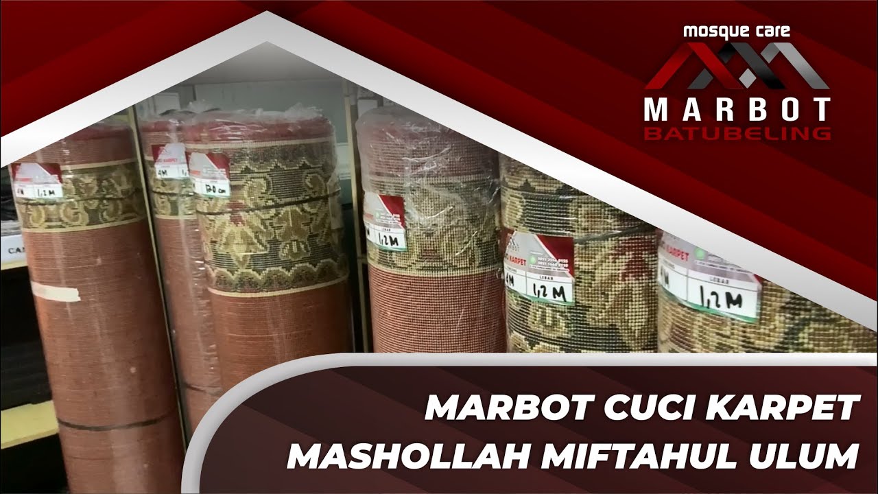 [BATU BELING MARBOT] - Cuci bersih karpet mushollah Miftahul Ulum - YouTube