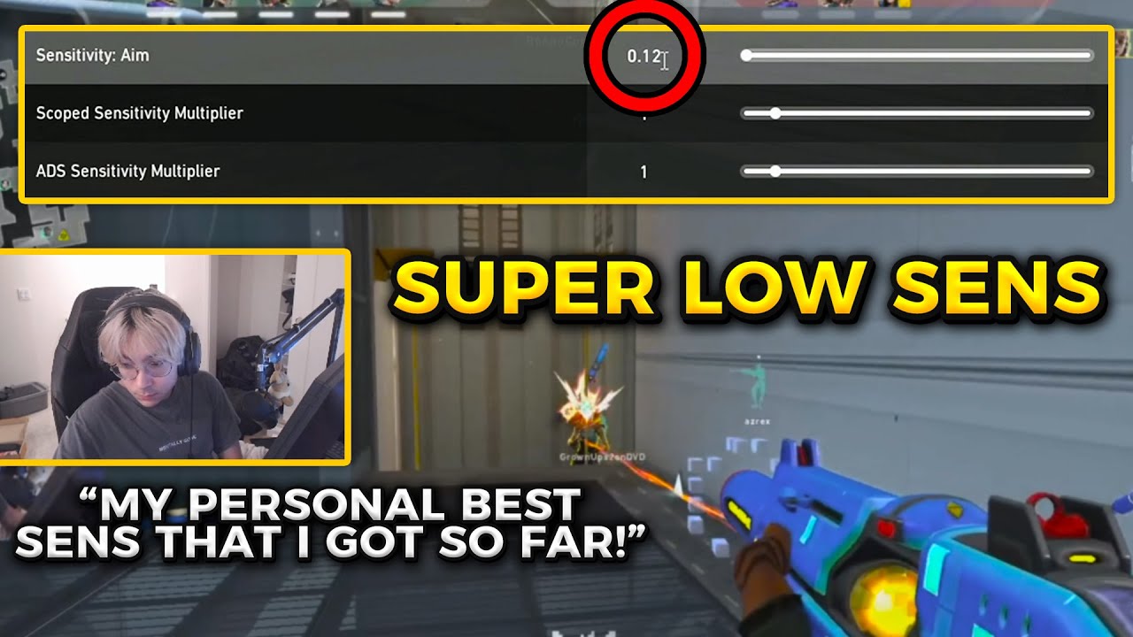 Sen TenZ on his NEW: "Super Low Sens that is one of the Best he used so ...