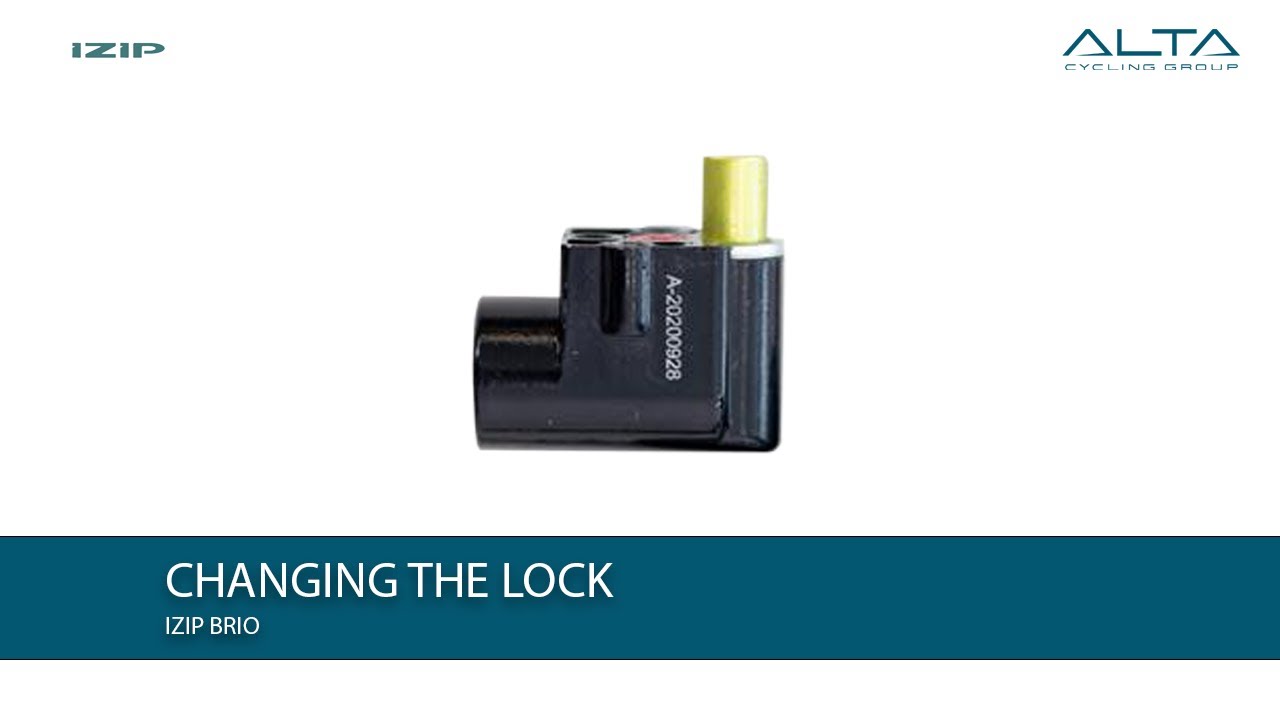 How to Change The Lock on The IZIP Brio - YouTube