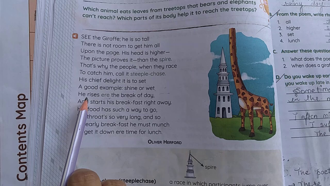 The Giraffe Poem Class 4 YouTube the-giraffe-poem-class-4-youtube