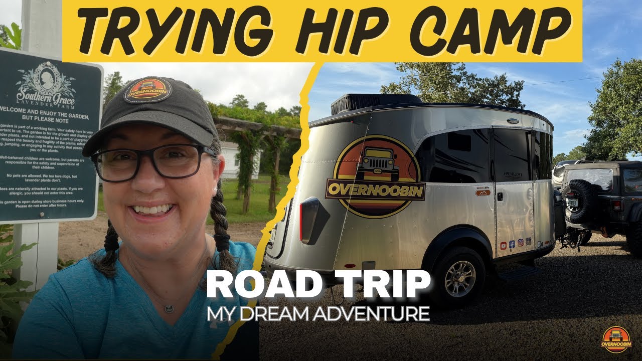 My First Hip Camp Adventure in the Airstream | Starting a 6 Week Jeep ...