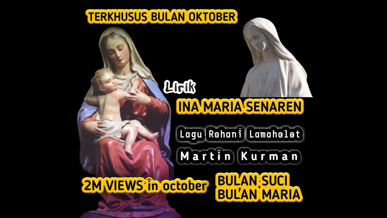 MARTIN KURMAN || LIRIK LAGU INA MARIA SENAREN ( COVER ) || LAGU DI ...