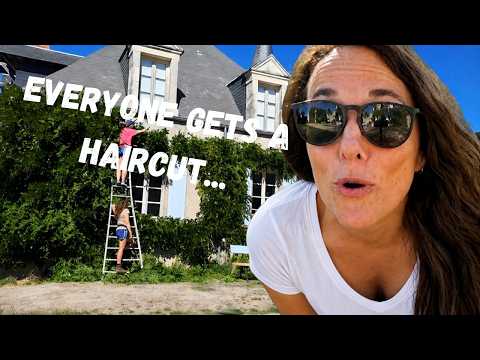 Lalande trimming time, Haircut time for me... Aie Aie Aie!