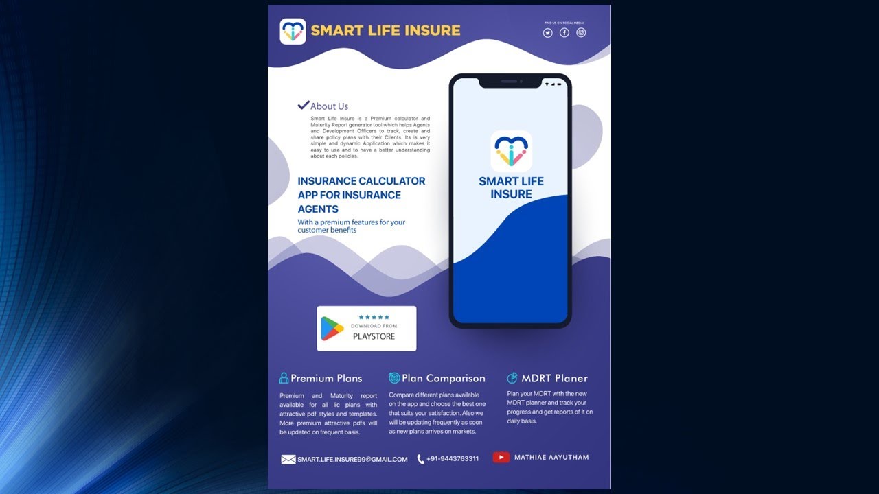 SMART LIFE INSURE APP FEATURES - YouTube