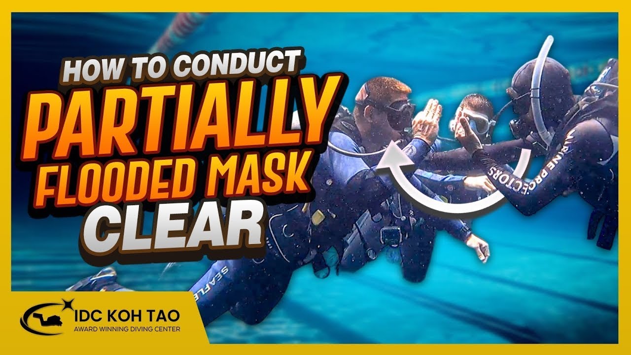 How to Conduct Partially Flooded Mask Clear - Discover Scuba Diving ...