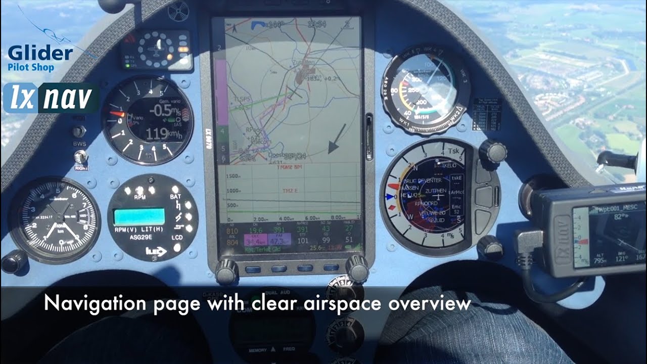 Glider Pilot Shop - LXNAV S80 in-flight preview - YouTube