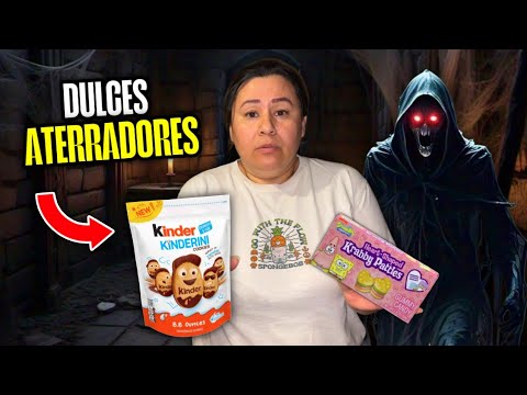 PROBAMOS LOS *DULCES* MAS ATERRADORES A LAS 3:00AM 😱 Y ALGO HORRIBLE ...