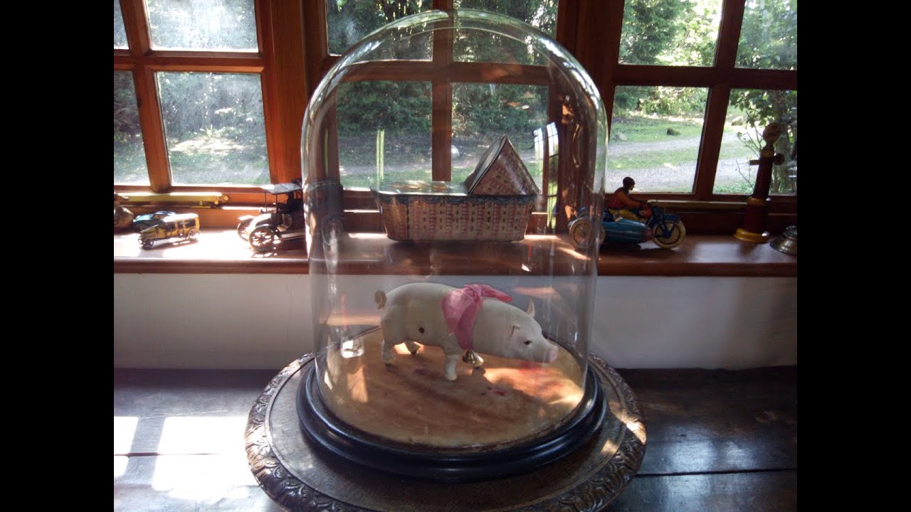 ROULLET DECAMPS AUTOMATON PIG ANTIQUE FRENCH CLOCKWORK AUTOMATA TOY c ...