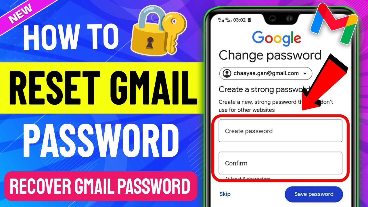 How to Reset Gmail Account Password 🔐 Forgotten 😱 Recover Gmail Account ...