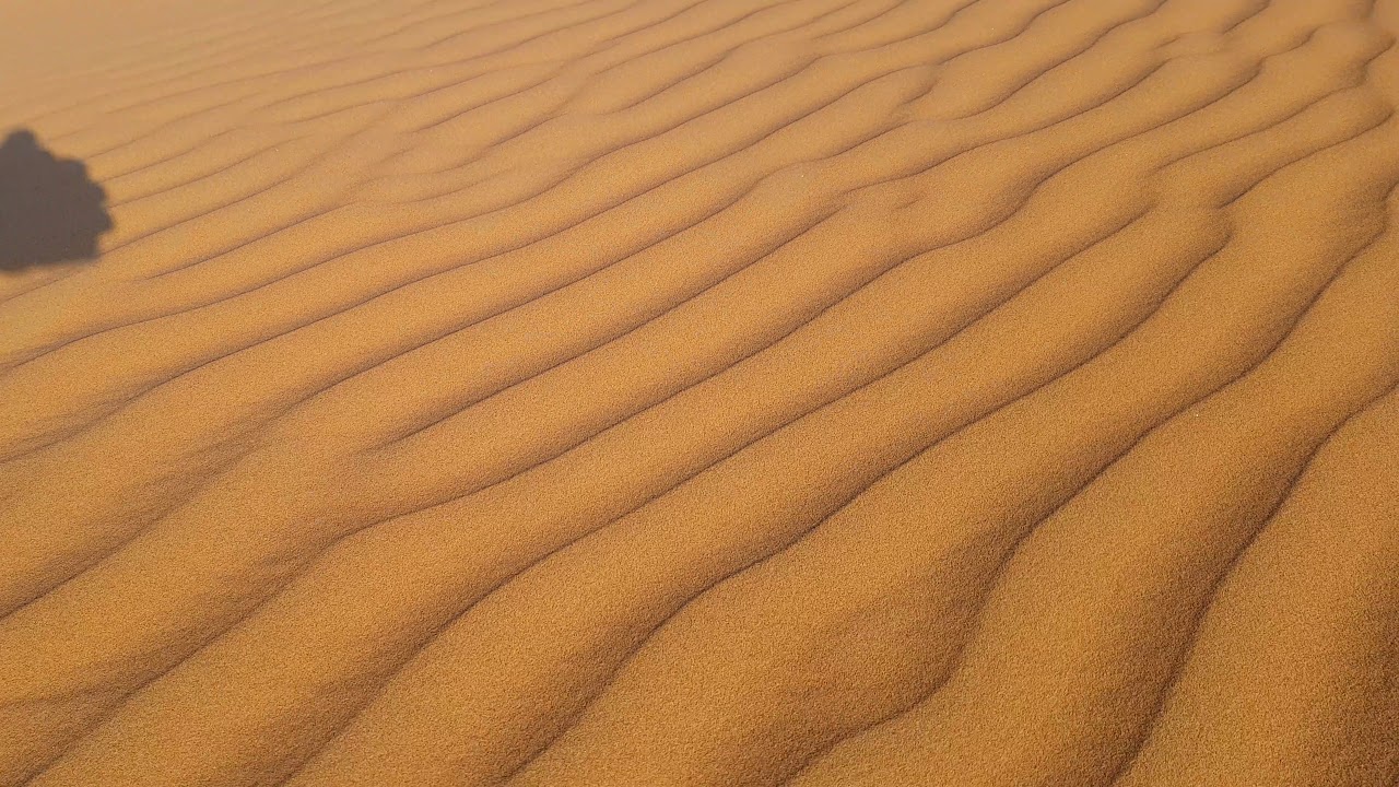 Sand Formations in Wahiba Sands Oman - YouTube