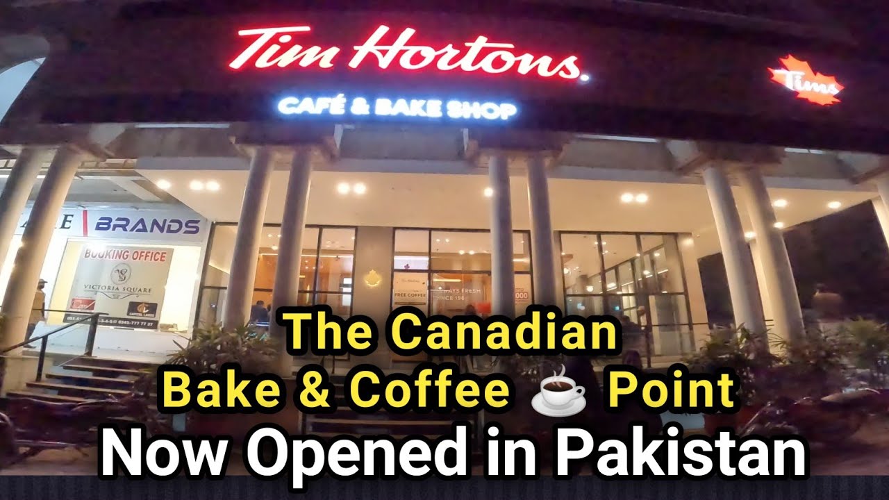 Tim Hortons Now Opened in Pakistan | Rawalpindi Saddar Food Vlogs - YouTube