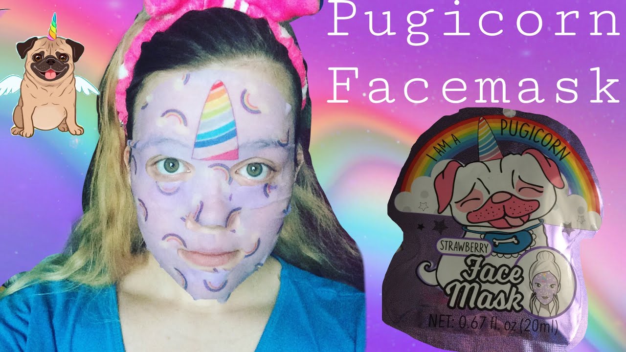 The Cutest Mask Ever| Pugicorn Facemask 🦄🐶 - YouTube