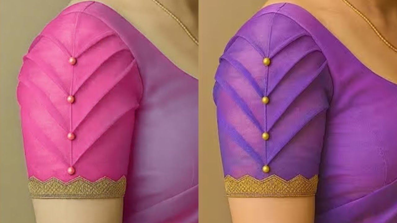 Trending Sarees Sleeves Designs Cutting And Stitching.Gauri Rawal - YouTube