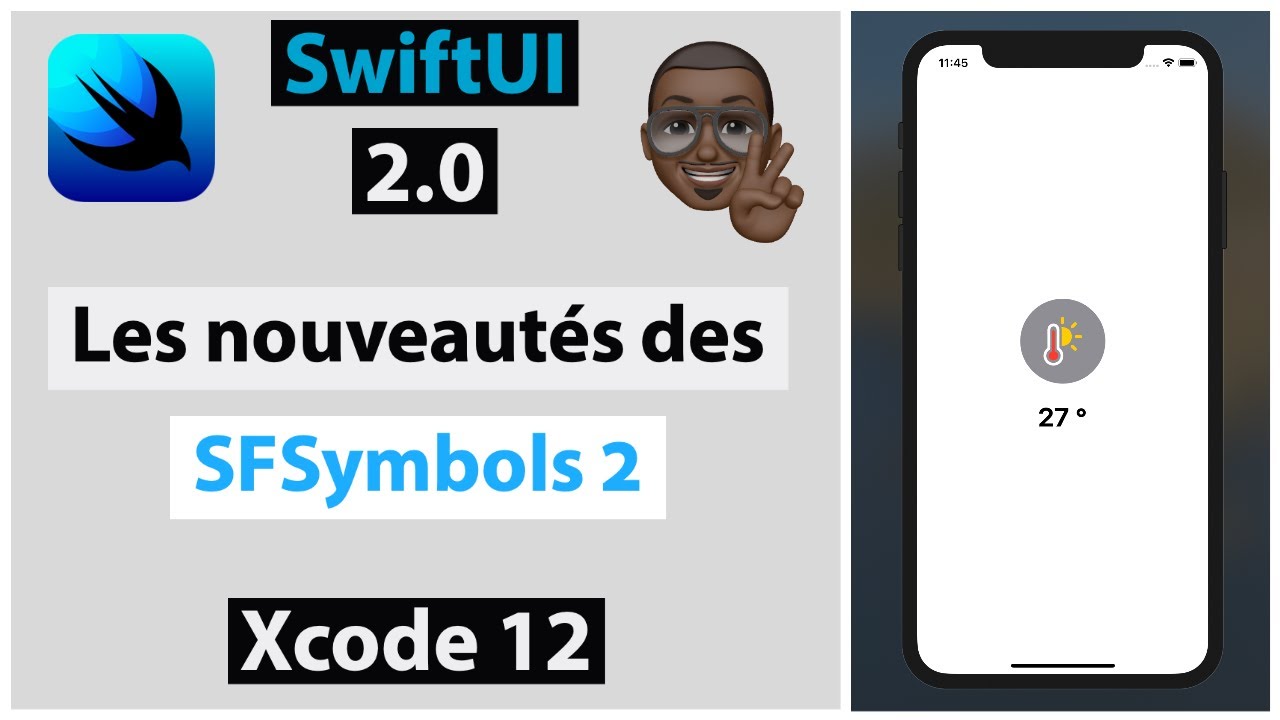 Les nouveautés des SFSymbols 2 avec Xcode 12 - Swift 5.3 #ios #swift #xcode12 - YouTube