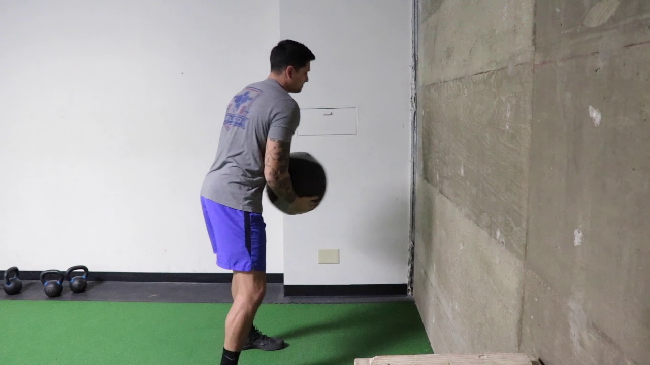 Med Ball Rotation - Wall Facing - YouTube