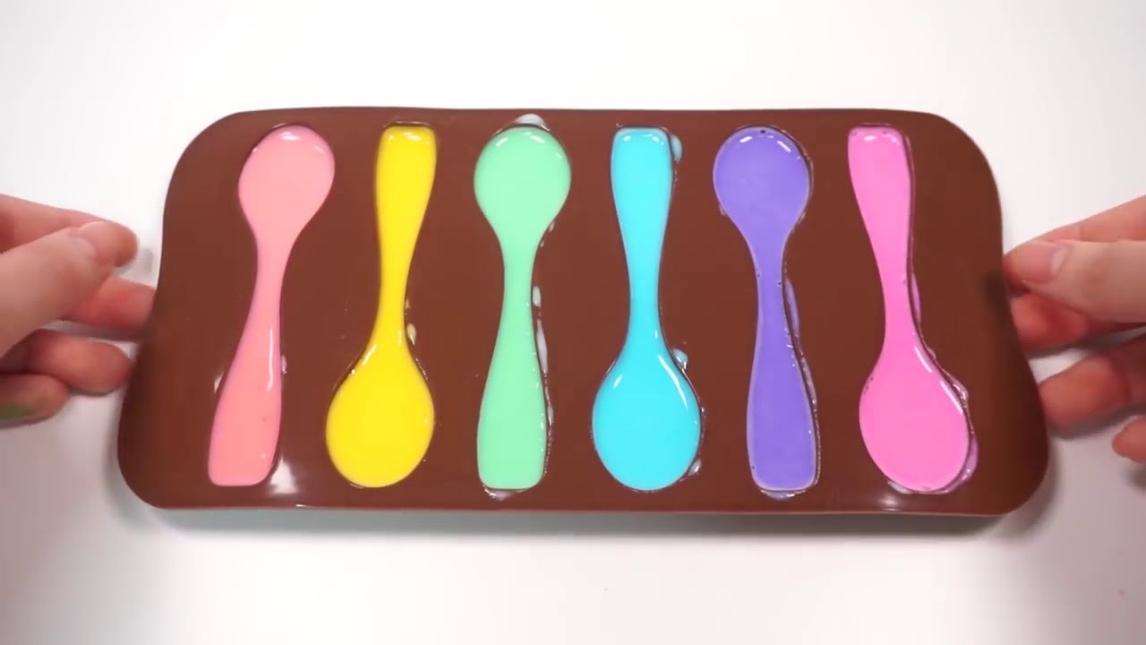 Johny Johny yes papa l Rainbow Spoon Milk Jelly #h Learn Colors Pudding ...
