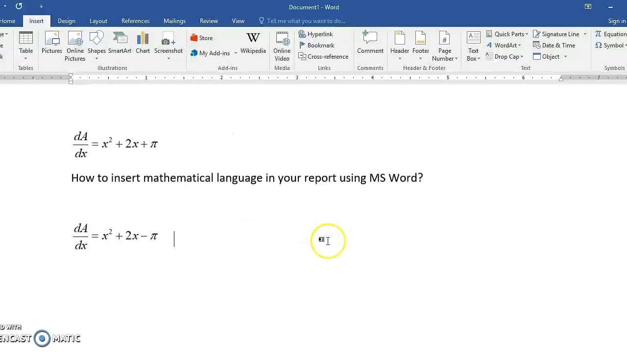 How To Type Math Equation In Ms Word older Version Of MS Office How To Type Math Equation In Ms Word older Version Of MS Office