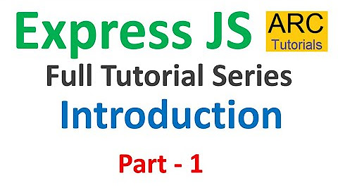 Express JS Tutorial For Beginners - YouTube