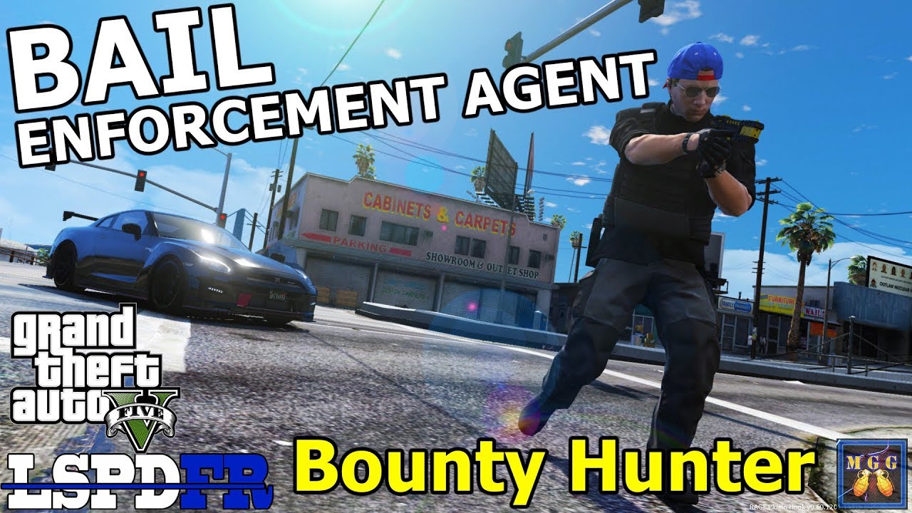 Bail Enforcement Agent Patrol (Bounty Hunter) | GTA 5 LSPDFR Episode ...