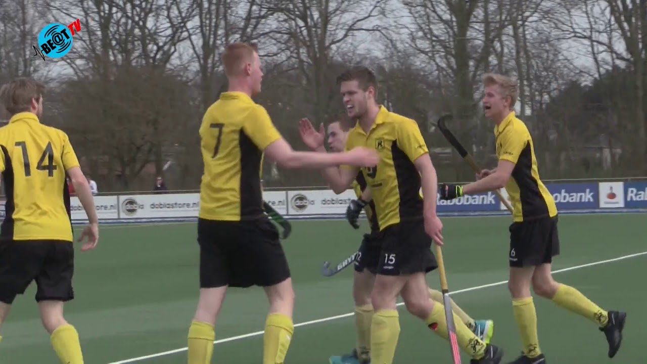 Terriërs Heiloo heren gelijk; dames winnen (8 april 2018) - YouTube