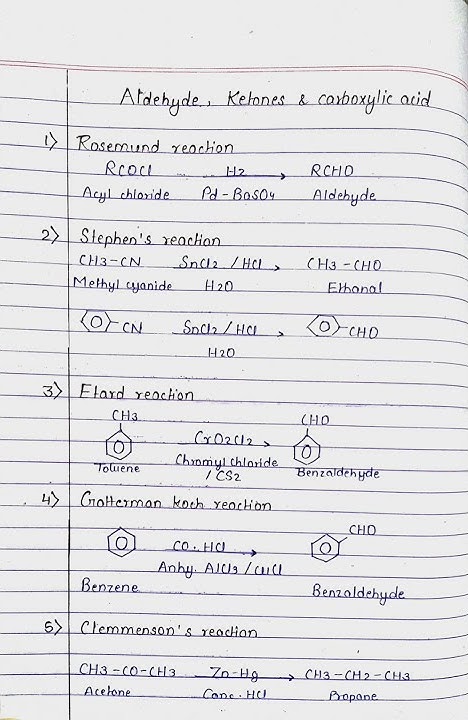 class 12 | chemistry | aldehyde, ketone and carboxylic acid | all name ...