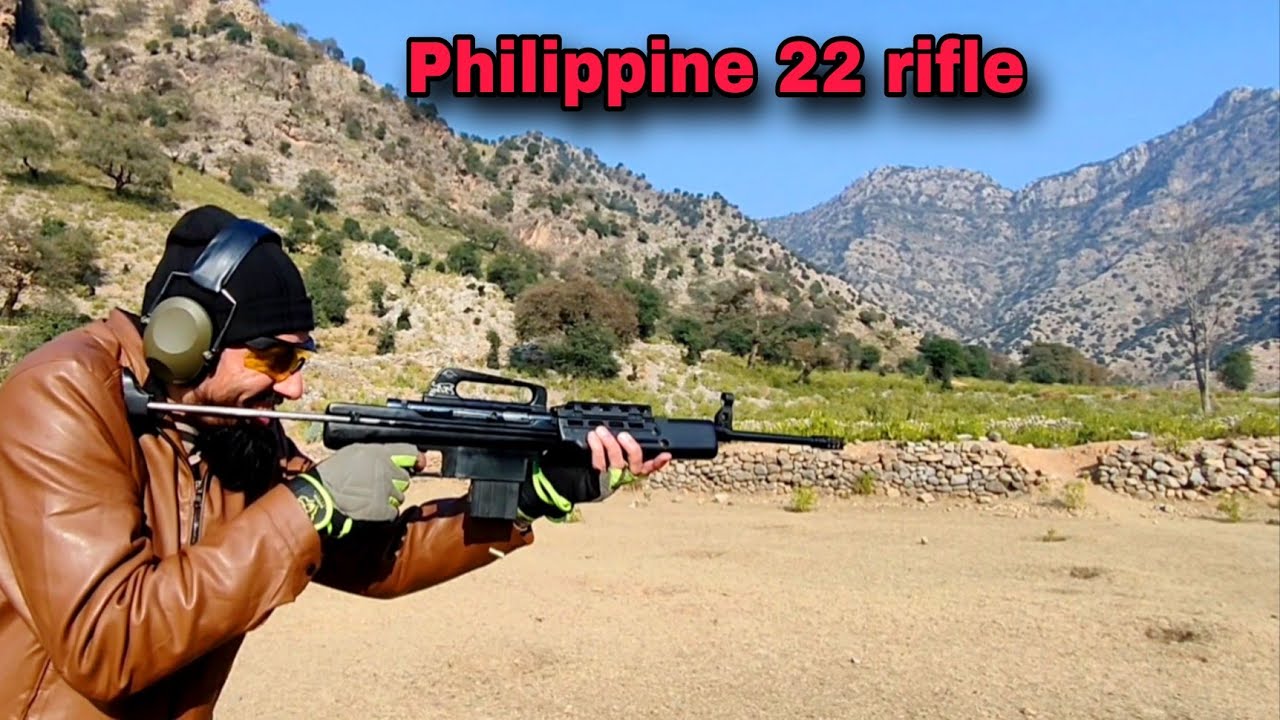 Philippine 22 semi auto rifle - YouTube