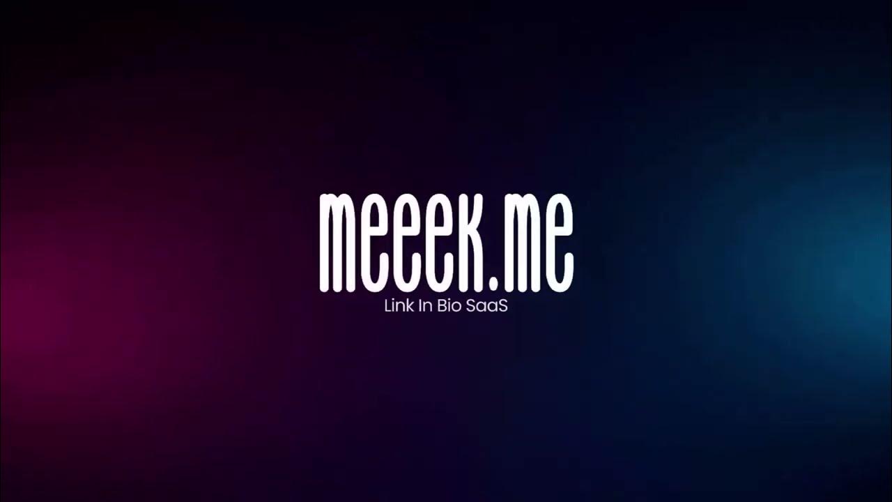 Meeek SaaS: How to create a Bio Link from a Template - YouTube