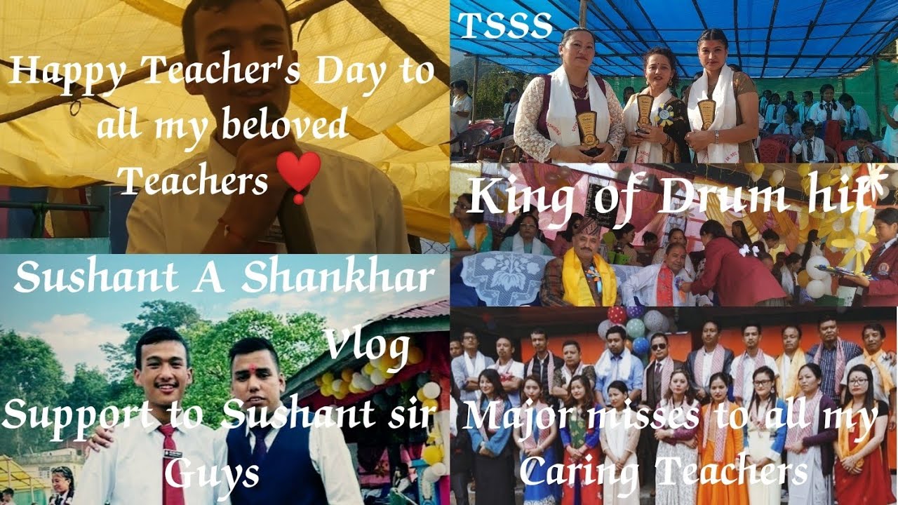 Teachers day Celebration in Tashiding senior secondary school West ...