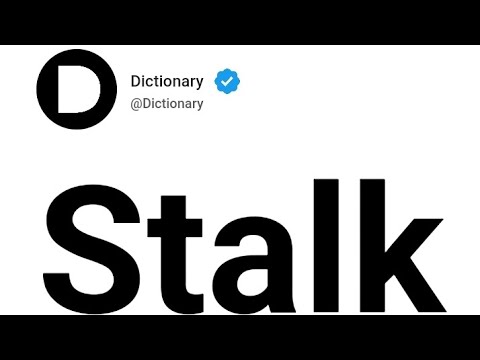 Stalk Meaning In English - YouTube
