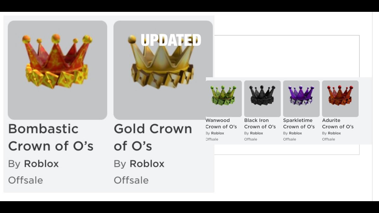 (UPDATED VERSION) How to get the crown of o's ROBLOX DEV REWARDS - YouTube