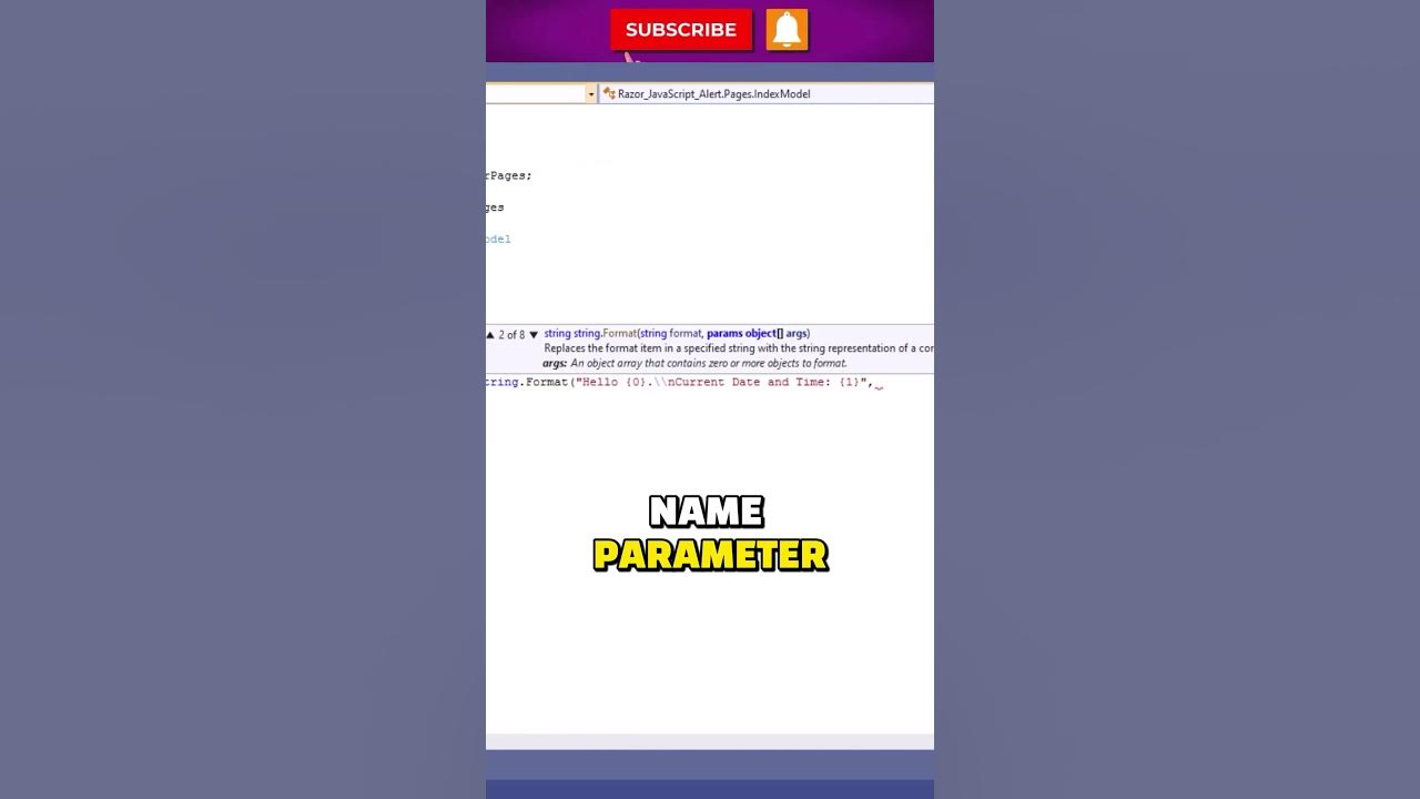 Display JavaScript Alert Message Box in ASP.Net Core Razor Pages #shorts #information - YouTube