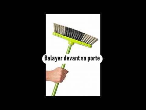 Balayer devant sa porte - YouTube