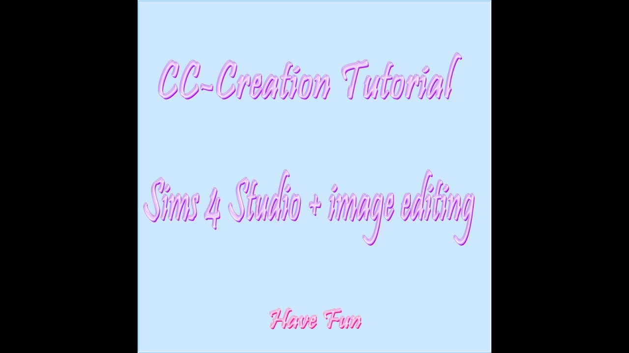 Sims 4 Studio CC Creation Tutorial - YouTube