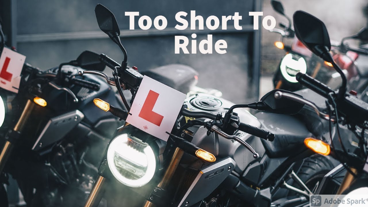 Too Short to Ride a Motorbike? Short Rider Tips! - YouTube