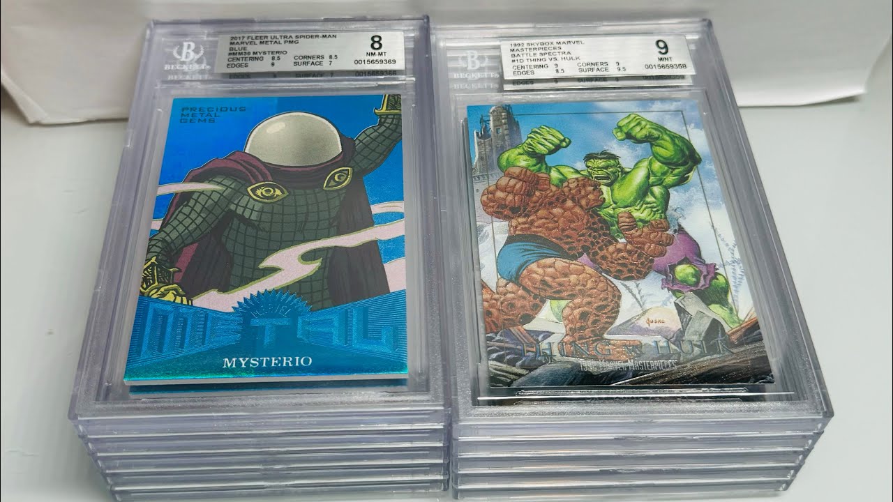 $1300+ Marvel Card Beckett BGS Grade Reveal (Marvel PMG and Marvel ...
