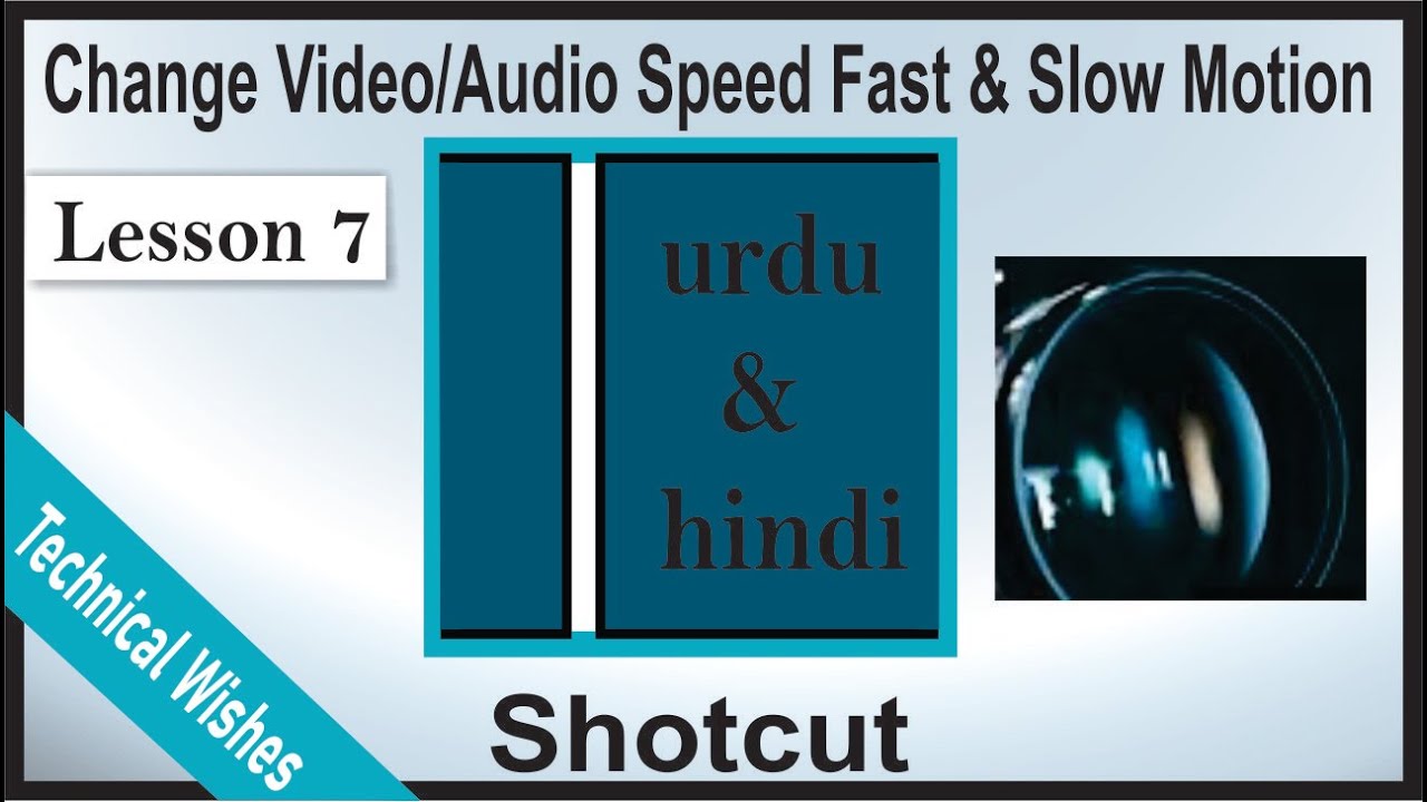 Shotcut Lesson 7 - Change Videos/Audios Speed Fast & Slow Motion - YouTube